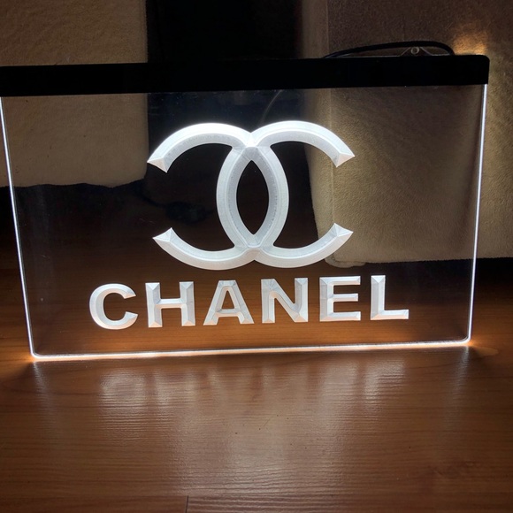 Other | Chanel Led Neon Light Sign 8x12 | Poshmark